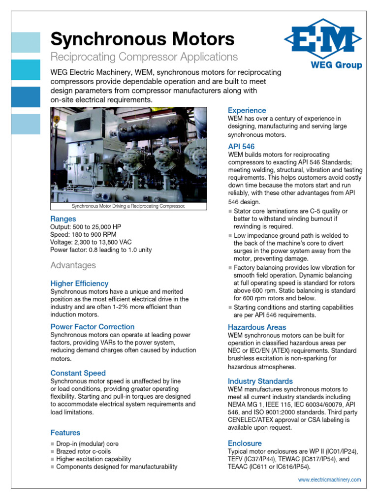 SM Reciprocating Compressor Applications | PDF