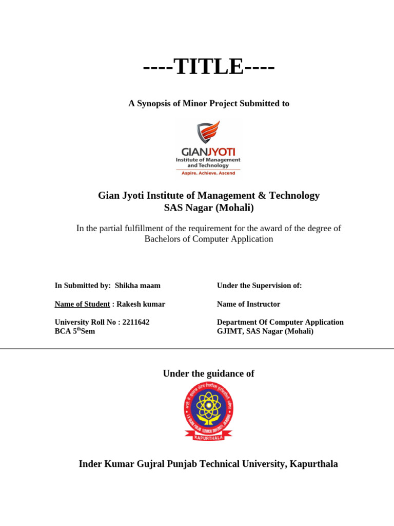 Rakesh Project | PDF