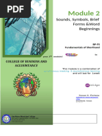 Chart of Gregg Shorthand Brief Forms Lesson 4 | PDF