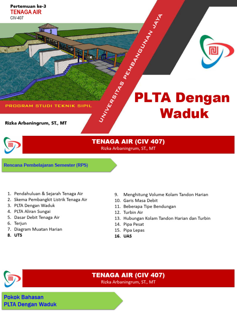 PLTA Dengan Waduk | PDF