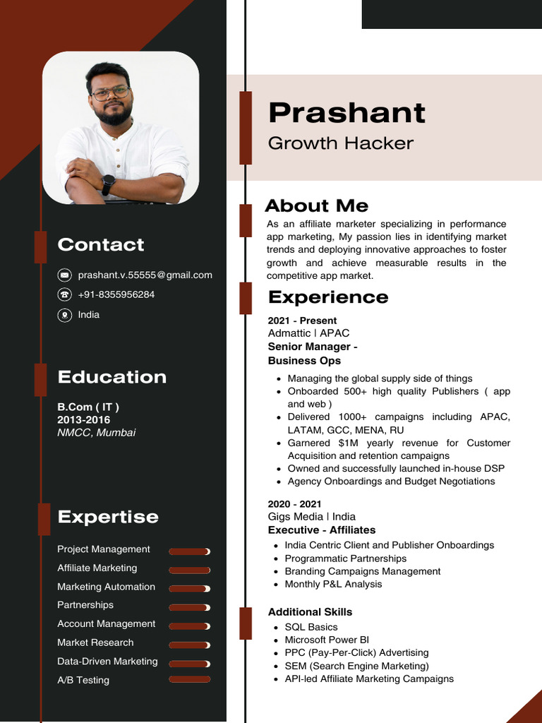 Prashant CV | PDF