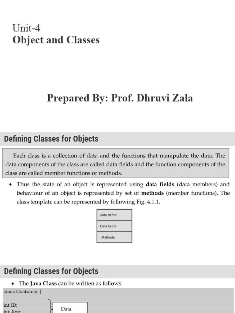 Object Oriented Programming-I | PDF