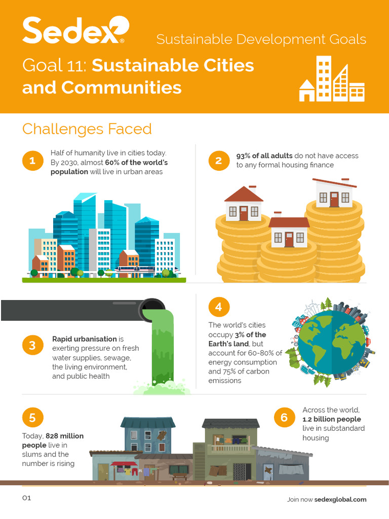 GOAL 11 Sustainable Cities and Communities | PDF