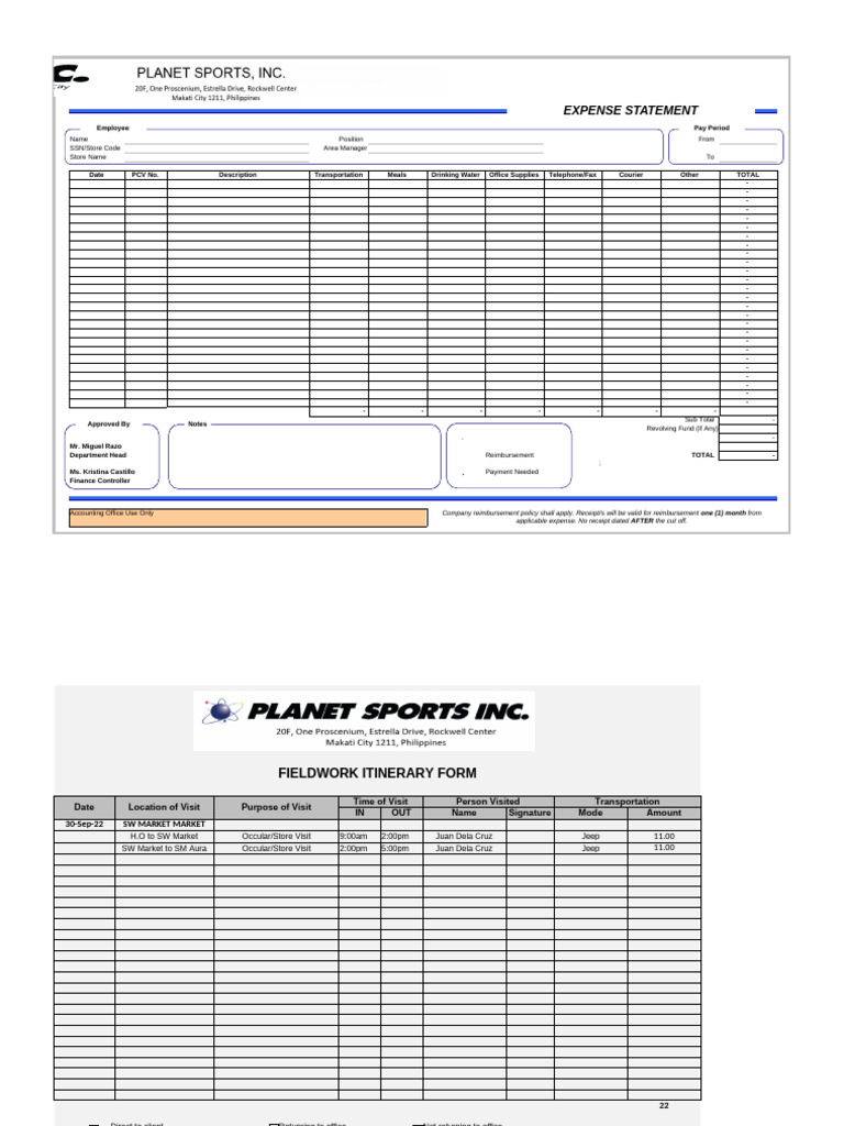 Store PCF Forms | PDF
