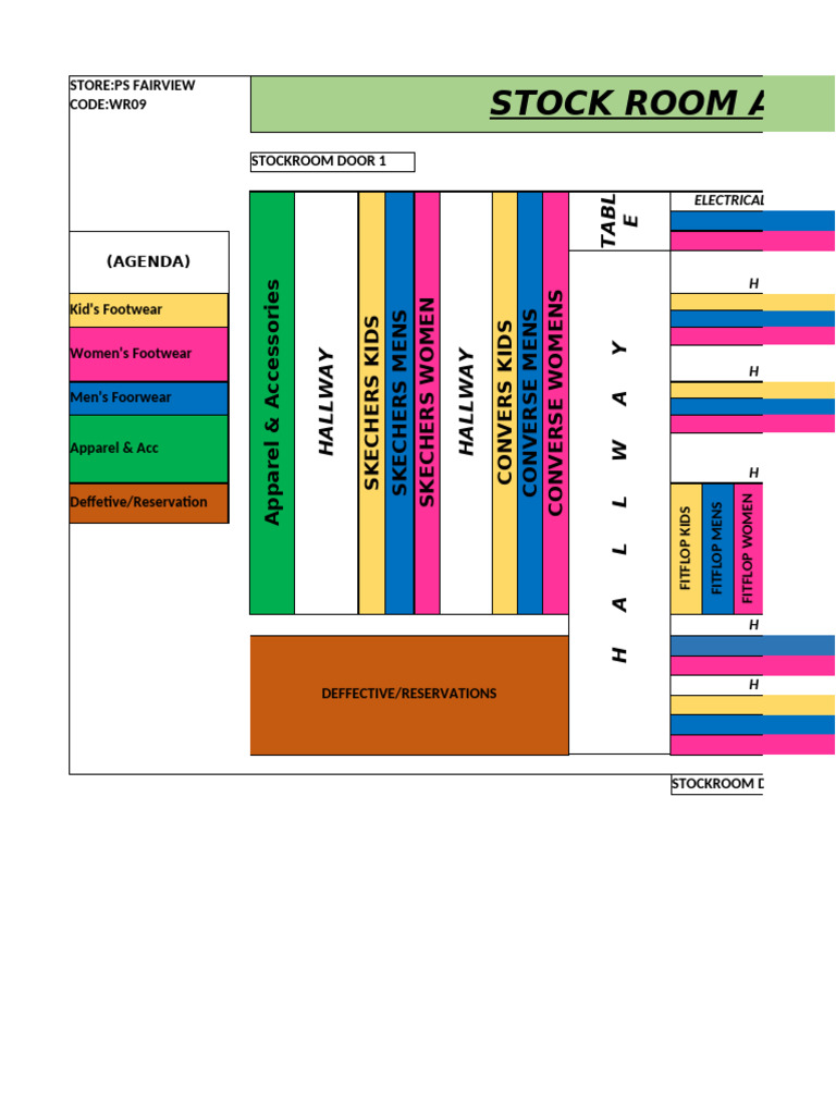 Stockroom Lay Out | PDF