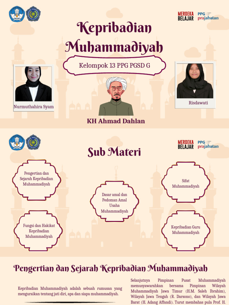 Aik KLP 13 PPG PGSD G Kepribadian Muhammadiyah | PDF