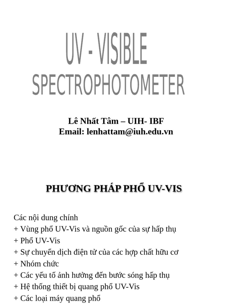 PH UV - Vis | PDF