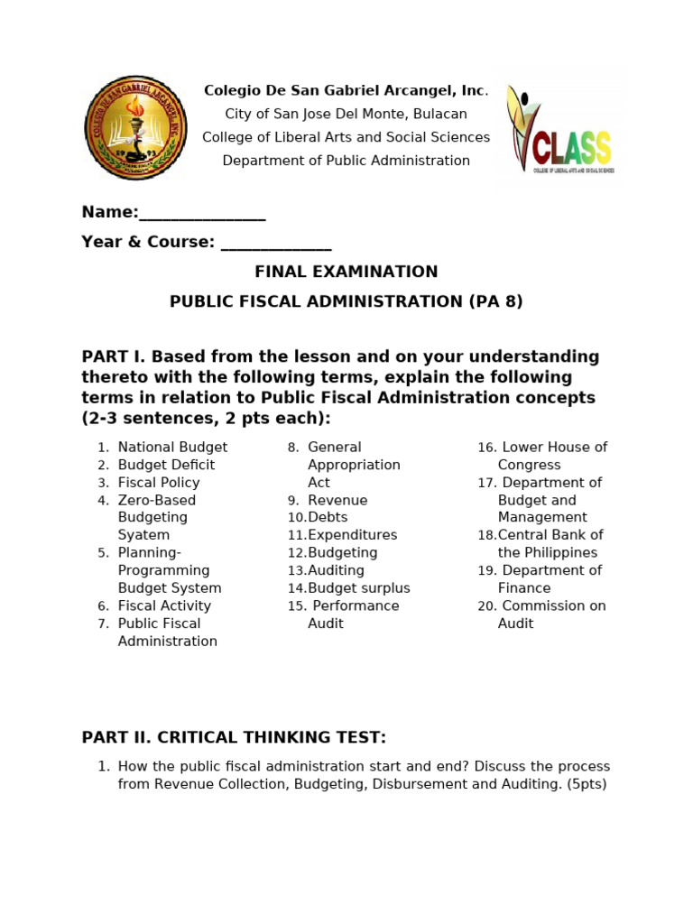 Finals Pfa | PDF
