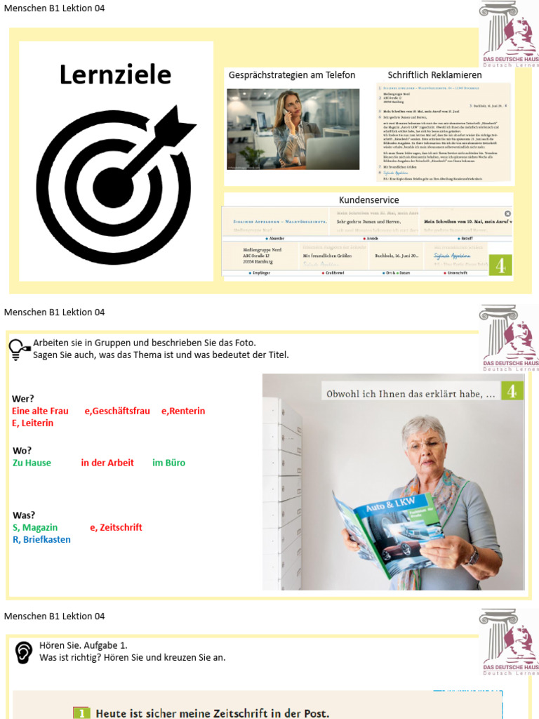 Lektion 4 | PDF