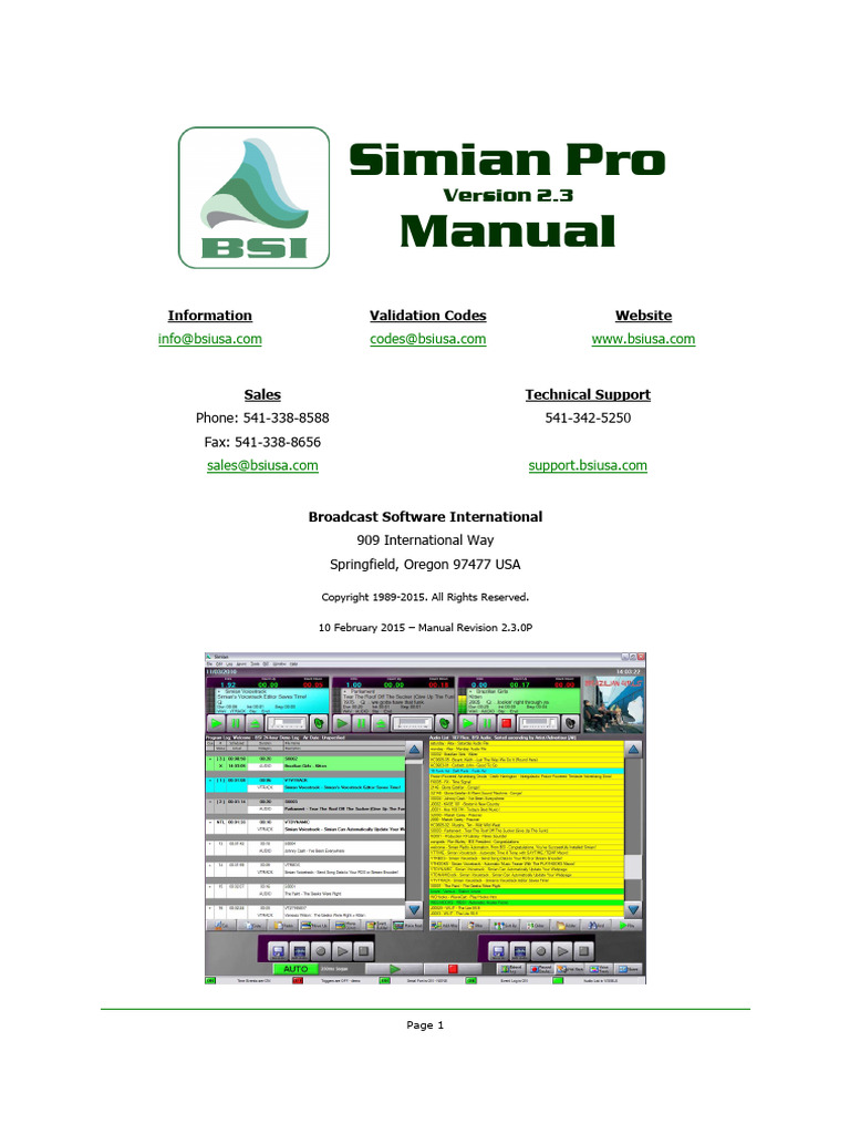 Simian 230 Pro | PDF | Microsoft Windows | Computer File