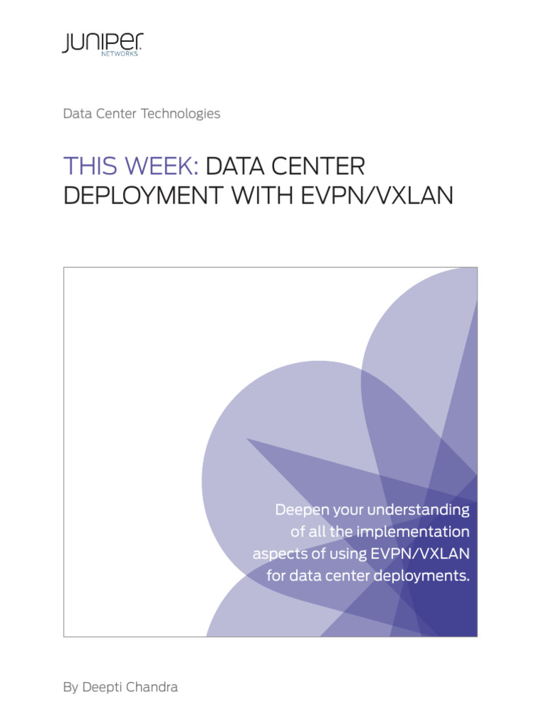 Data Center Deployment With EVPN+VXLAN | PDF | Computer Network | Computers