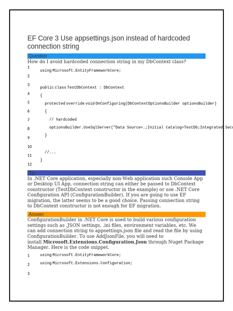 Stored Procedure With Efcore6 | PDF