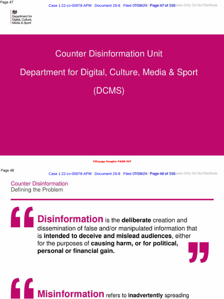 UK Disinfo IPC Briefing Slides | PDF