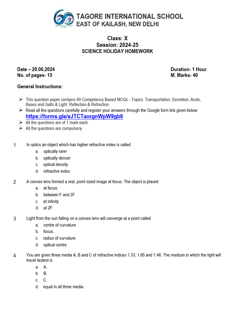 10 Sci Hhw 3 For 20 Jun 2024 Pdf