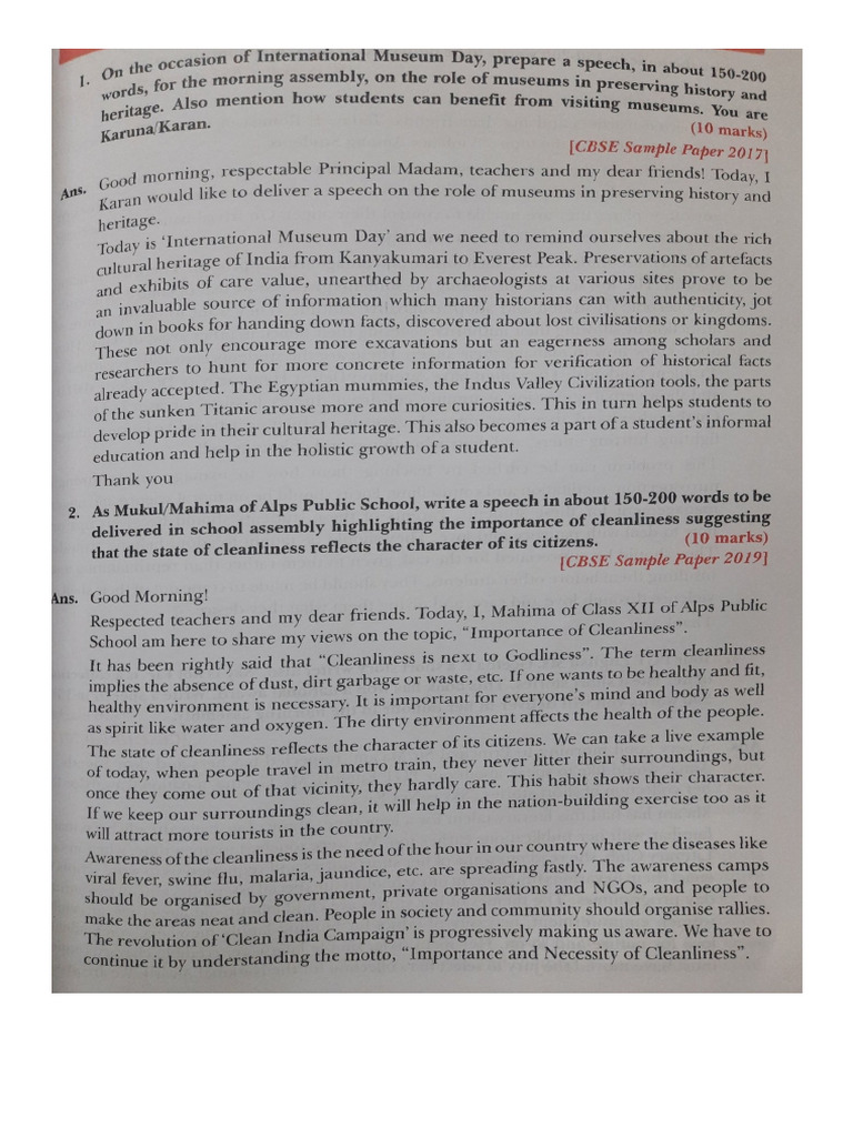 Speech Writing | PDF
