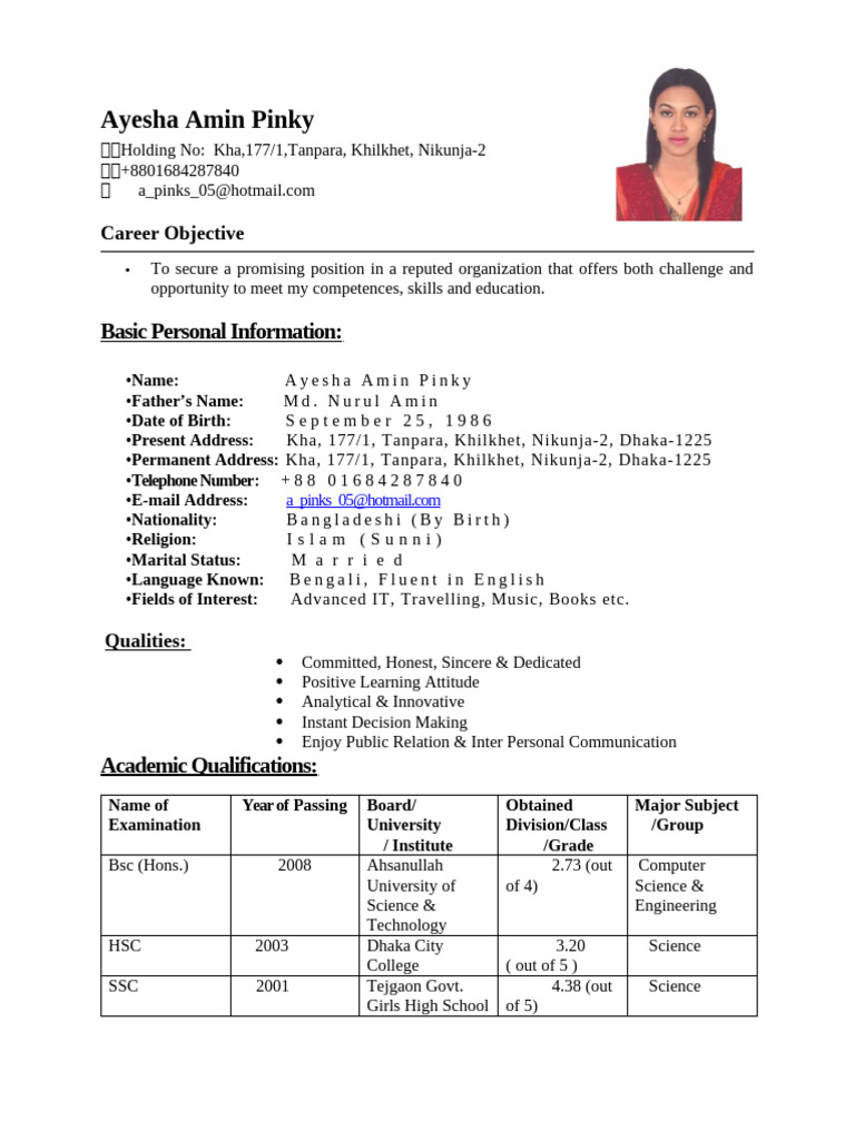 Ayesha Amin Pinky | PDF