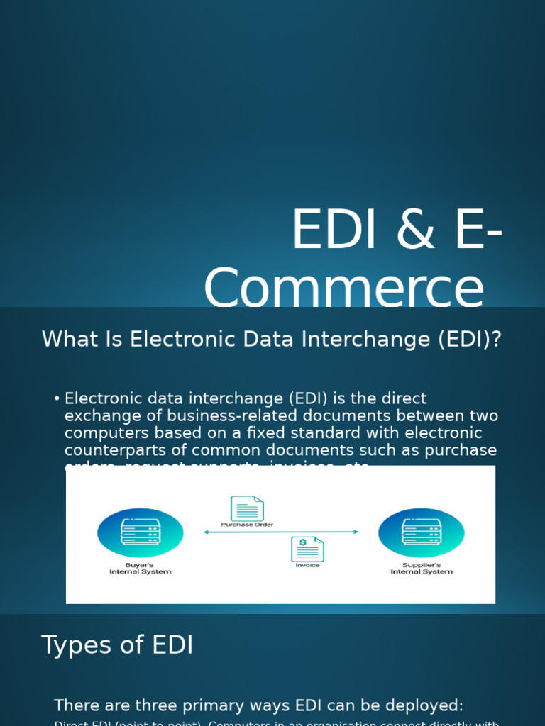 EDI & E-Commerce | PDF