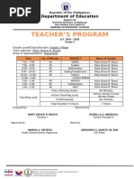 DLL Cover Page Template | PDF