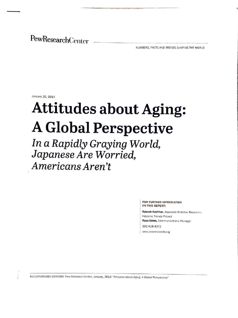 Attitudes About Aging | PDF