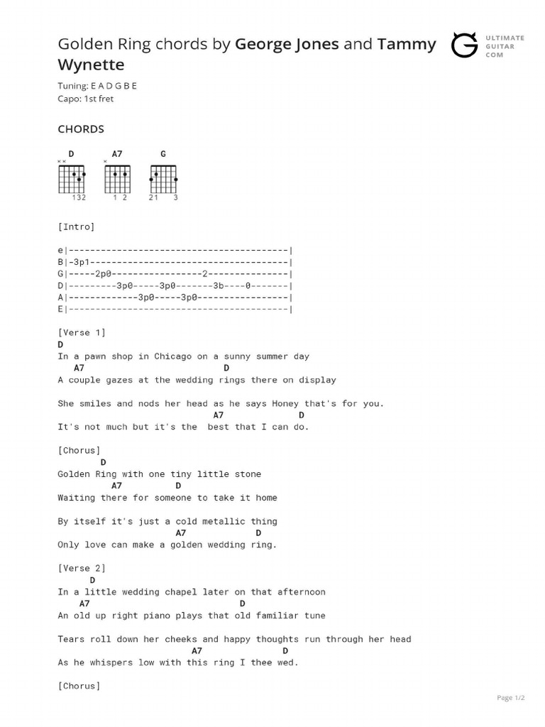 Golden Ring Chords | PDF
