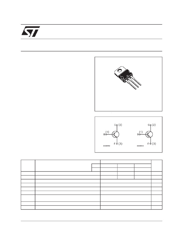 TIP31A/31C TIP32A/32B/32C: Complementary Silicon Power Transistors | PDF