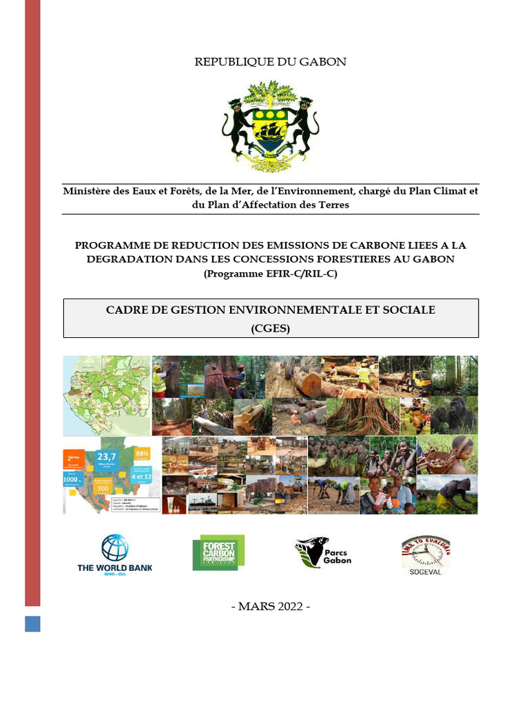 PROGRAMME DE REDUCTION DES EMISSIONS DE CARBONE LIEES A LA DEGRADATION ...