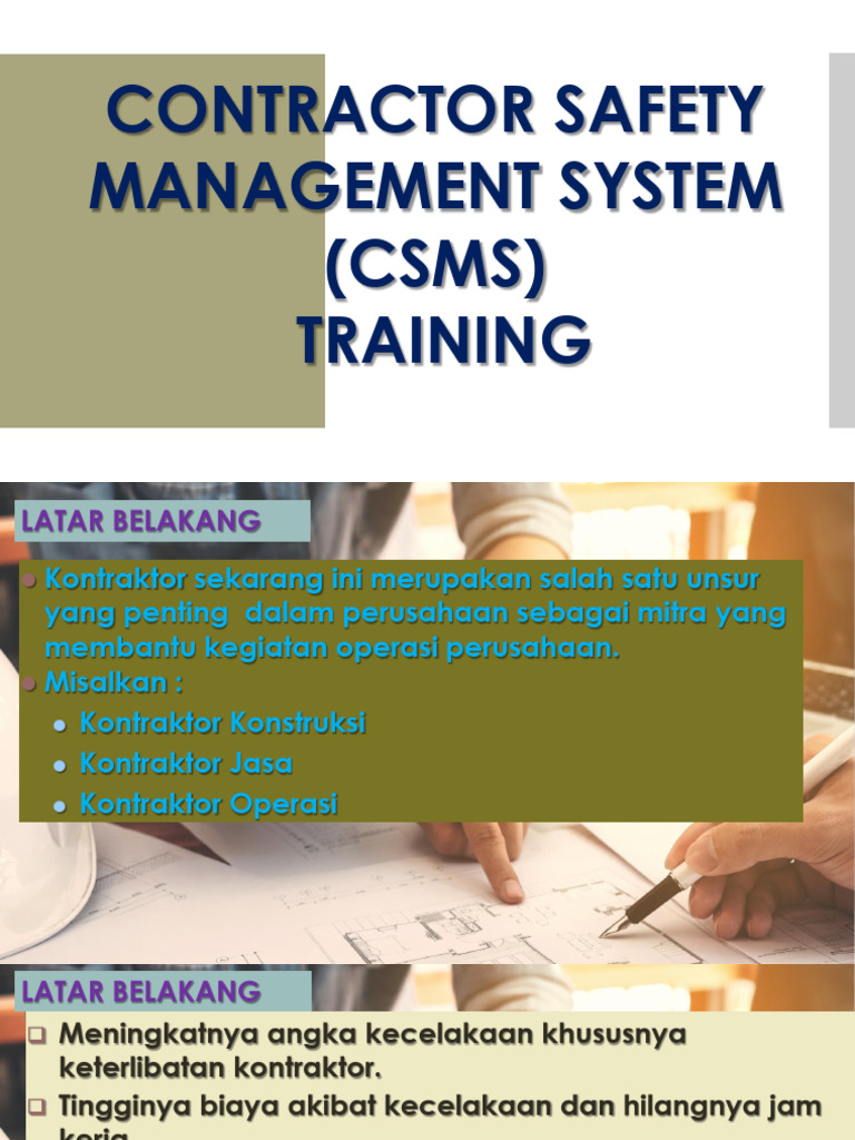 CSMS Training | PDF