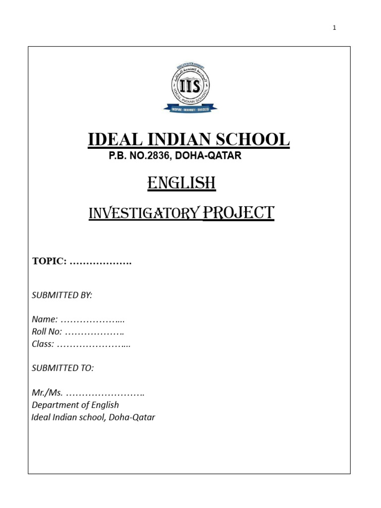 English Project | PDF