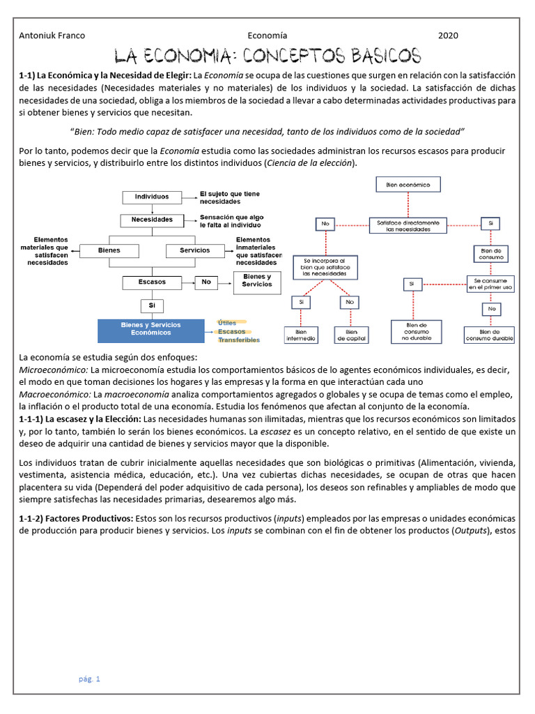 Resumen Economia Final | PDF