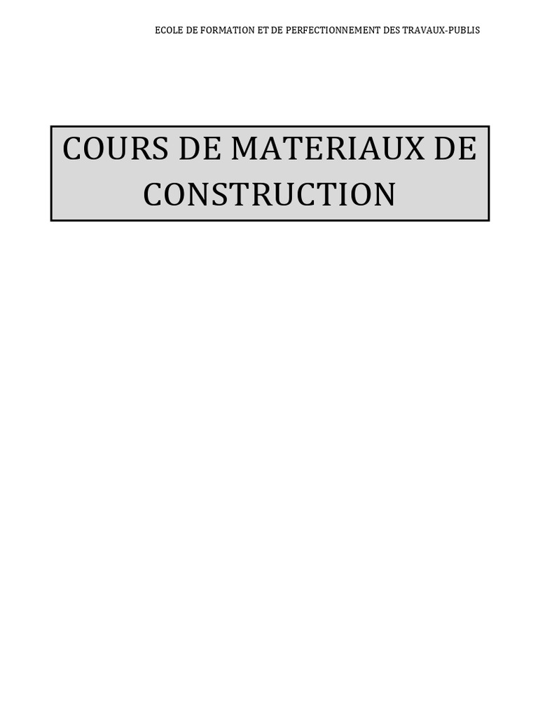 COURS MATERIAUX TS - New1 | PDF