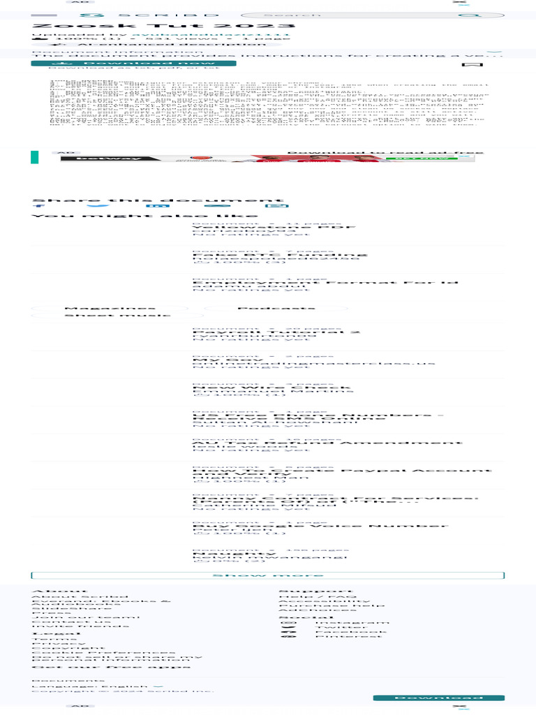 Zoosk Tut 2023 PDF | PDF