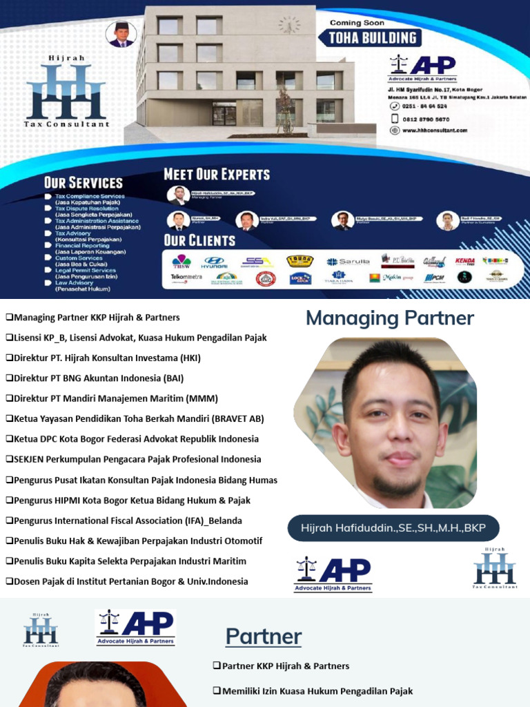 Company Profile HHH Consultant | PDF