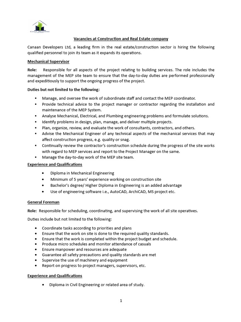 CDL Vacancies | PDF