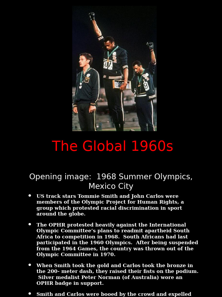 The Global 1960s Presentation | PDF
