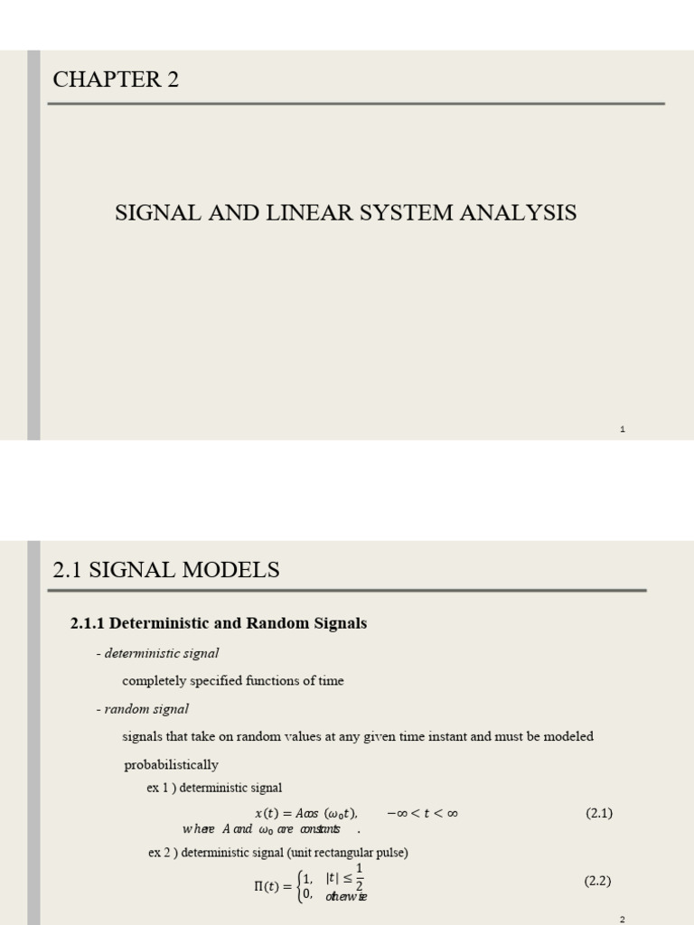 통신강의노트 CH2 | PDF