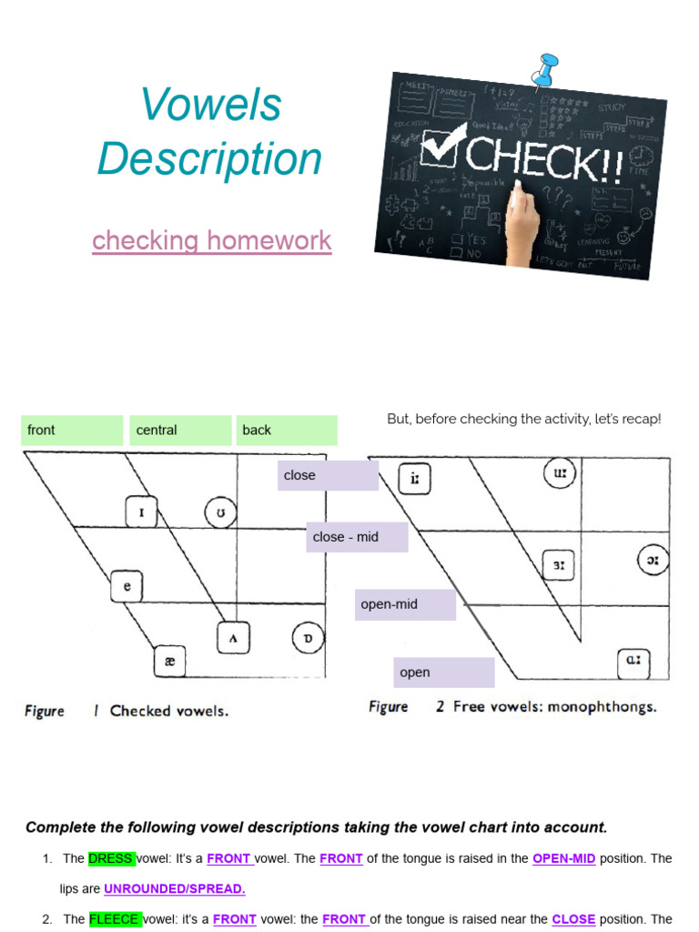 Vowels Description | PDF