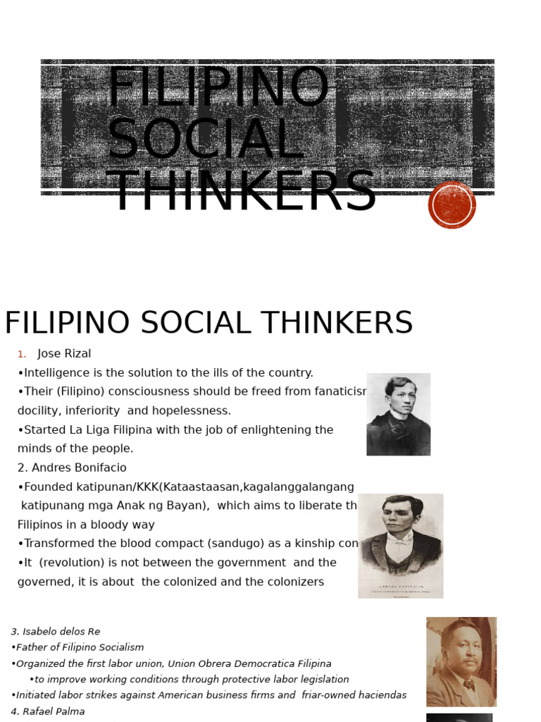 Filipino Social Thinkers | PDF