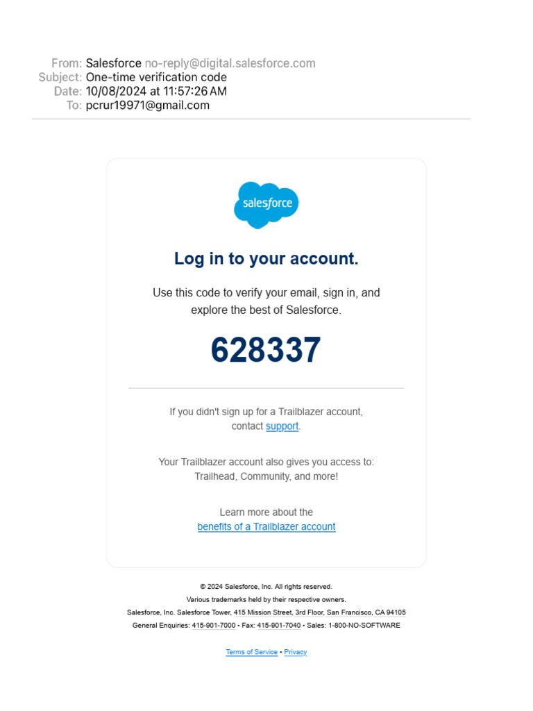 One-time Verification Code | PDF