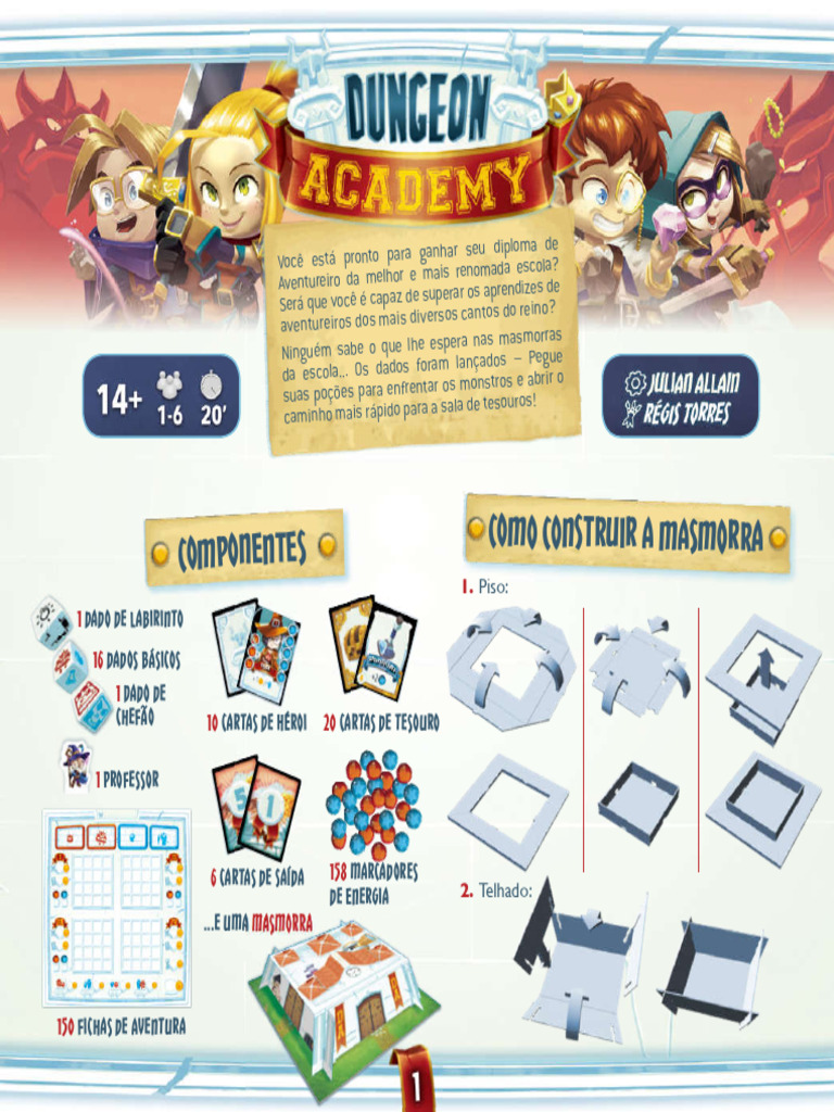 Dungeon Academy Dungeon Academy Manual Buro 153857 | PDF