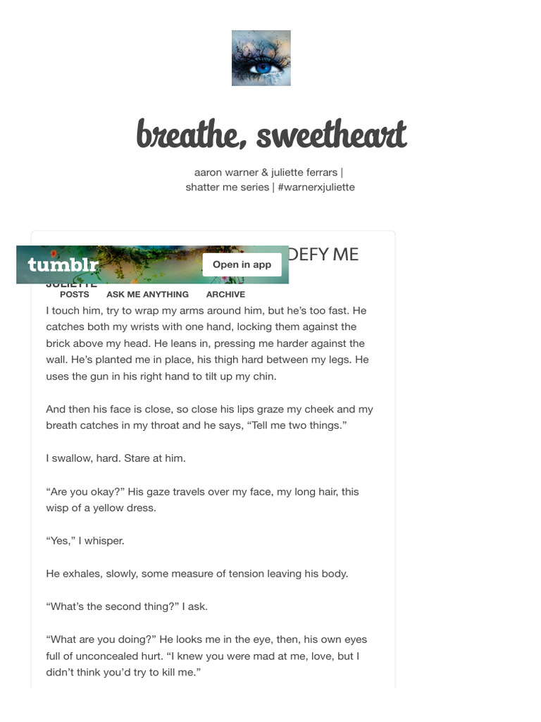 Defy Me Deleted Scene | PDF