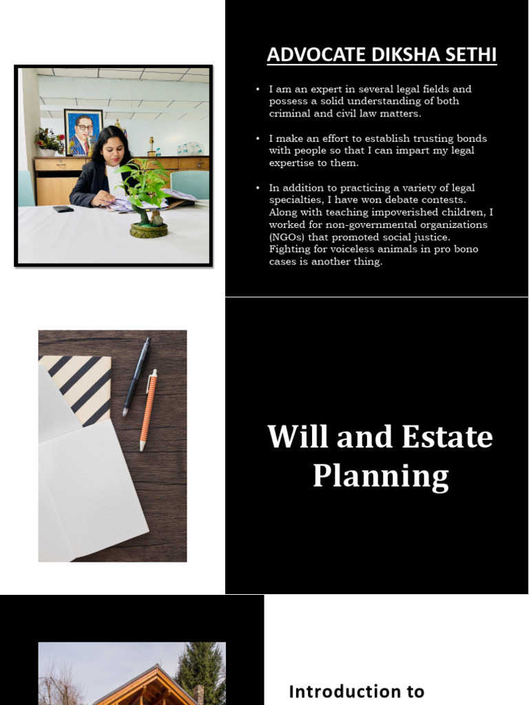 Will and Estate Planning | PDF