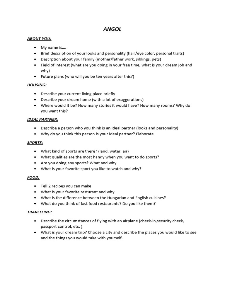 ANGOL | PDF