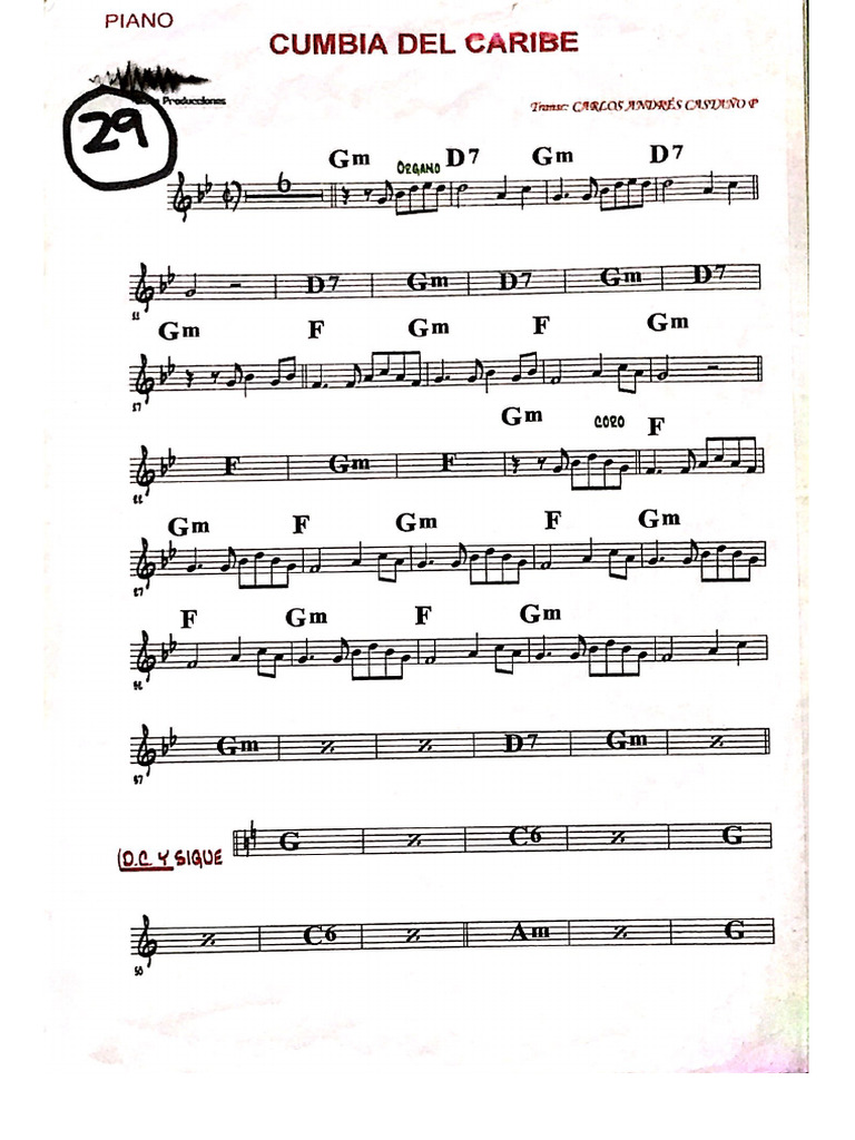 29-Cumbia Del Caribe | PDF