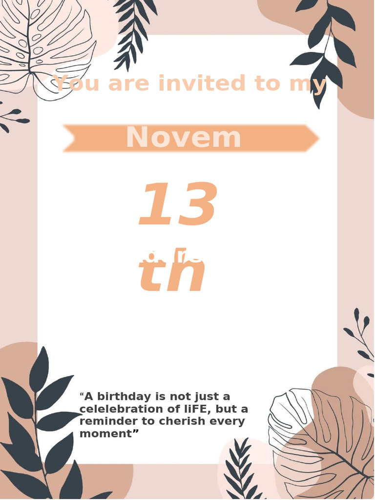 example INVITATION | PDF