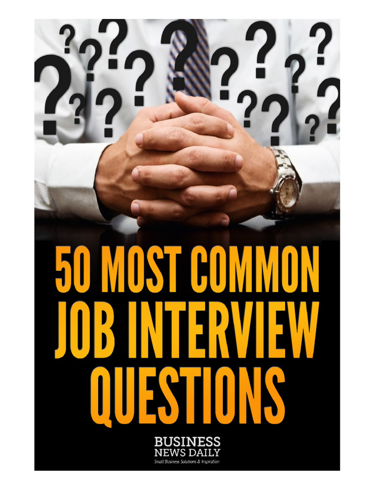 50 MOST COMMON JOB INTERVIEW QUESTIONS | PDF