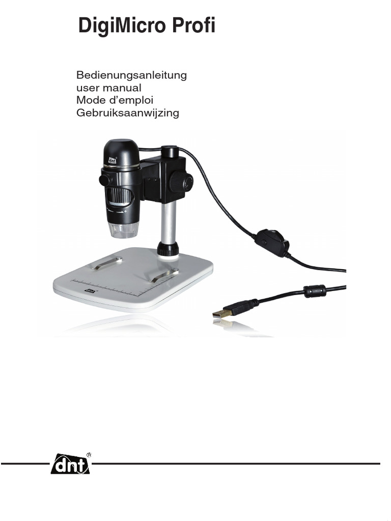 DNT Digimicro Profi Usb Digital Microscope With Stand 20x To 300x ...