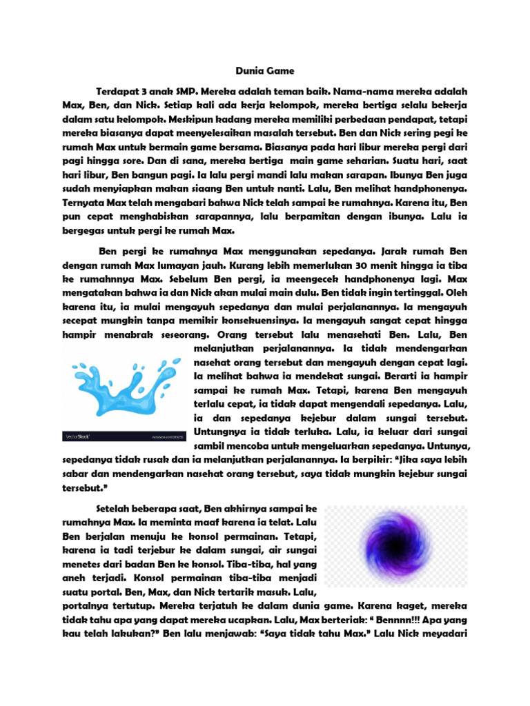 Dunia Game Cerita Fantasi Matthew Farrell 7C PDF | PDF