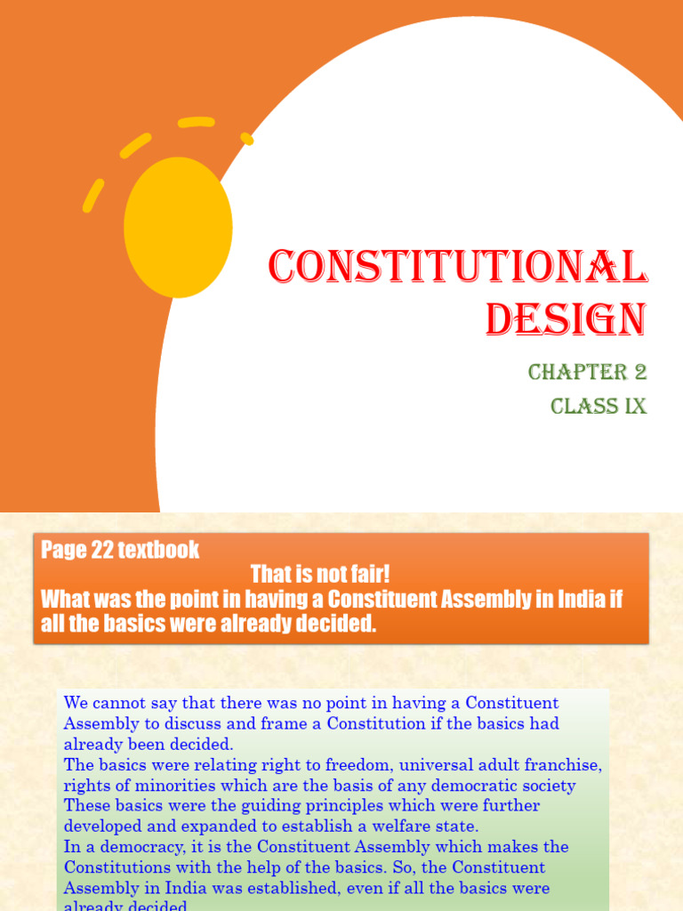 LOA W CONSTITUTIONAL DESIGN - PPT QUESTIONS | PDF
