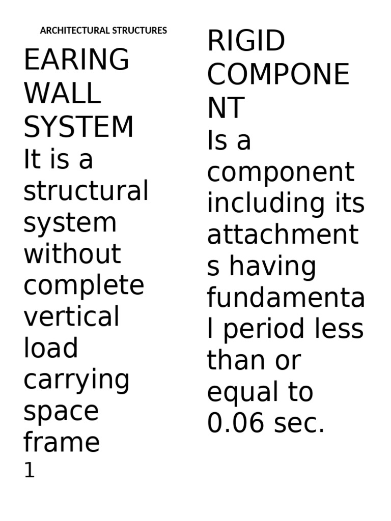 Architectural Structure Guidelines | PDF | Beam (Structure) | Stress ...