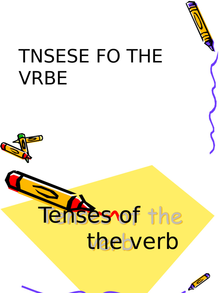 Tenses of Verb - Compress | PDF